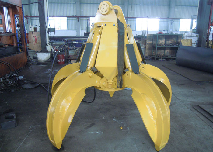 No Rotate Hydraulic Orange Peel Grab Bucket for CAT320 Excavator